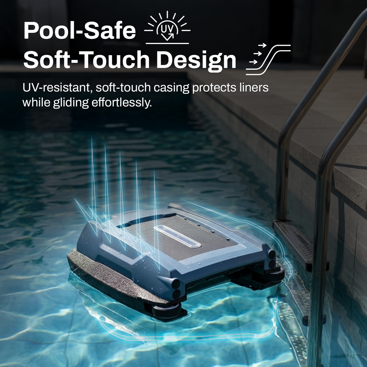 Betta Neo - Intelligent Solar-Powered Robotic Pool Skimmer with App Co