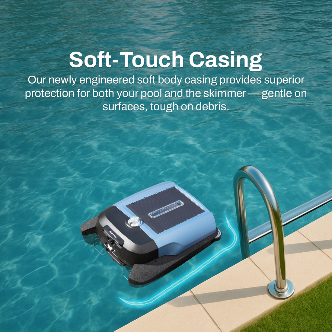 Betta Flex - Solar-Powered Robotic Pool Skimmer
